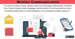 What is Written Communication? Definitions, Principal, Types ...