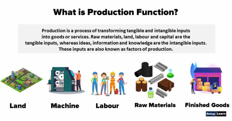 What is Production Function? Types Laws, Importance, Assumptions, Features