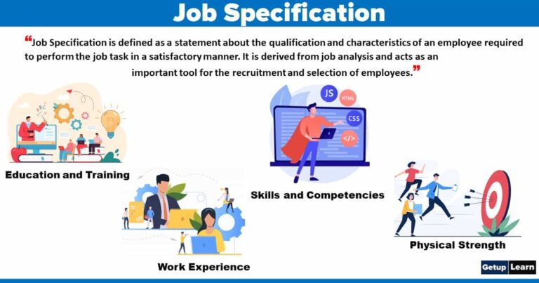 Job Description: Definitions, Components, Job Specification