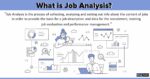What is Job Analysis? Definition, Objectives, Scope, Uses, Features ...