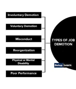 What is Job Demotion? Meaning, Causes, Types, Policy